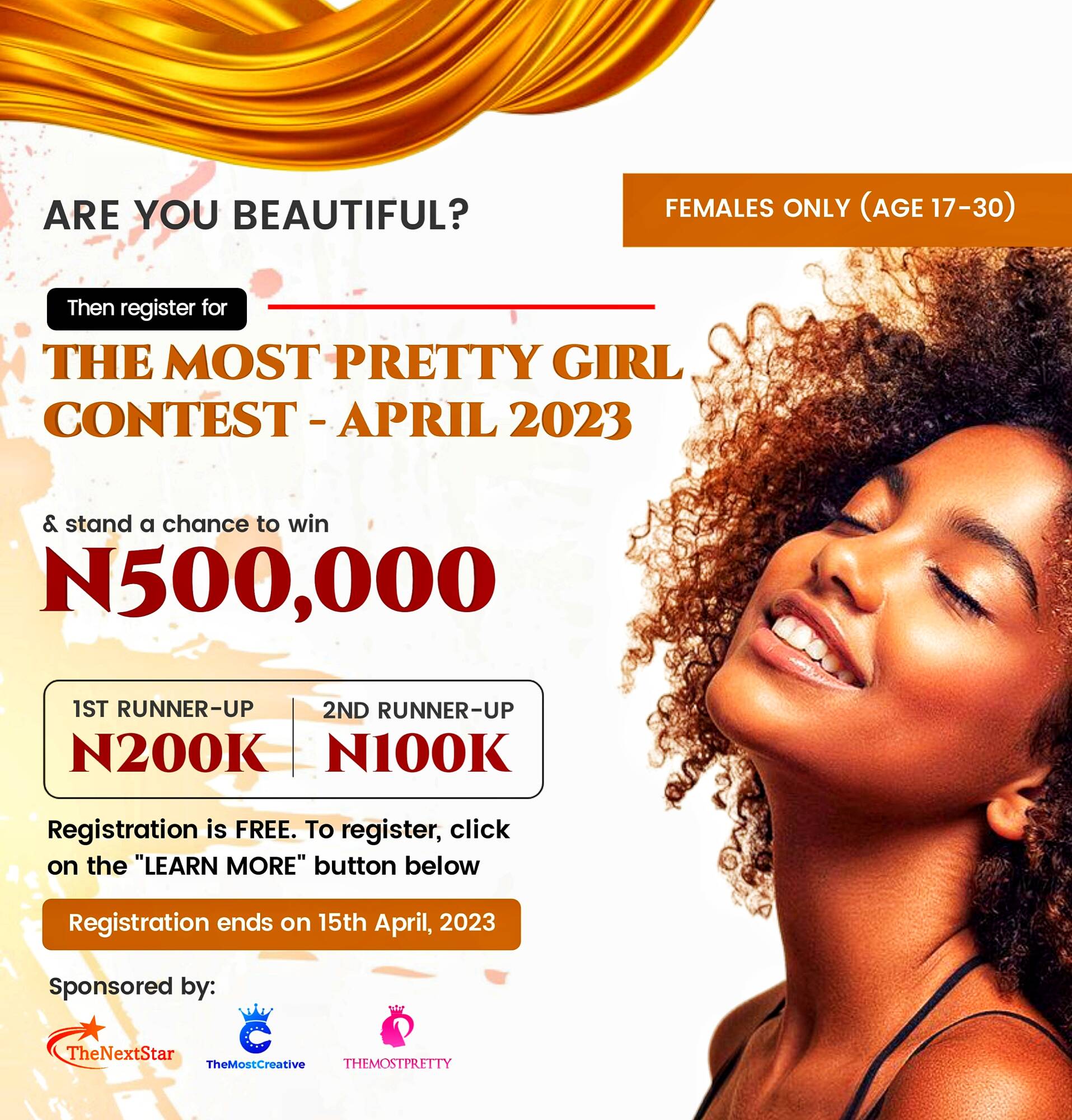 Home Competitions The Most Pretty Girl Contest - April 2023 [Completed]