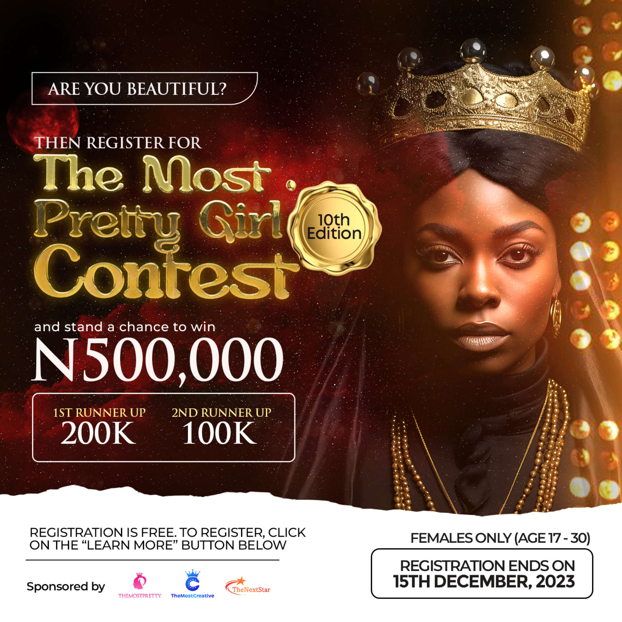 Home Competitions 10th Edition - The Most Pretty Girl Contest [Completed]